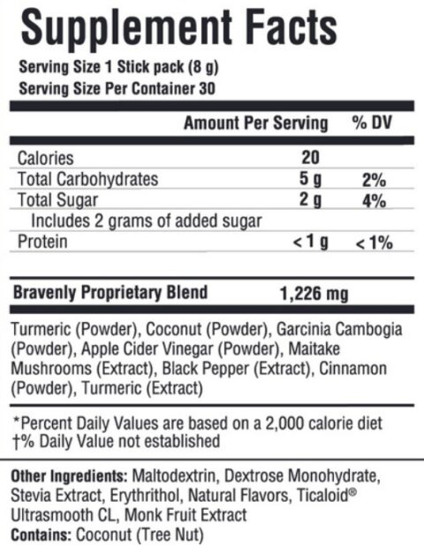 Bravenly Gold | Best Tasting Turmeric & Apple Cider Drink Available